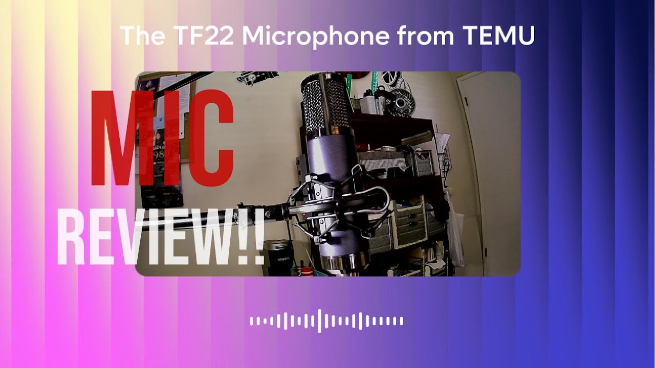 TF22 Microphone Review (TF47 Telefunken Clone) - YouTube