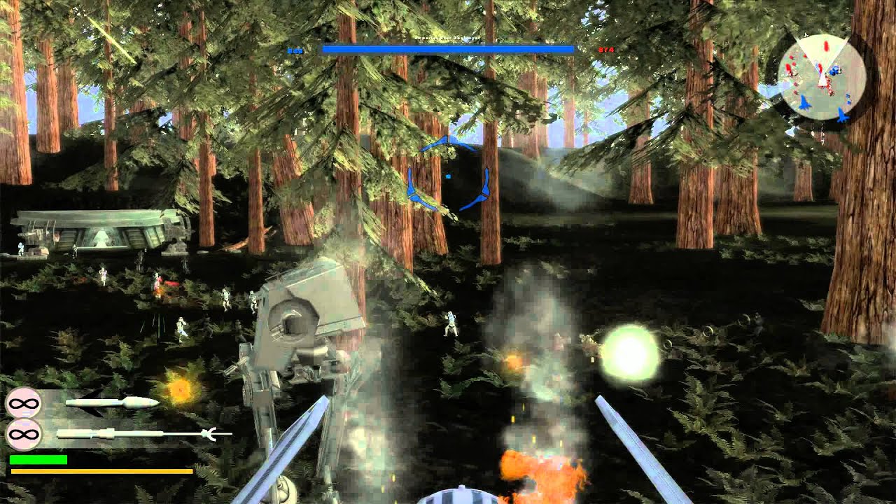 Battlefront 2 custom map review: Battle of Endor - YouTube
