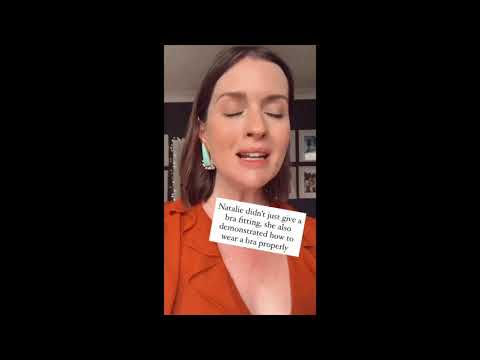 Katie Portman Lucy May Lingerie fitting consultation experience