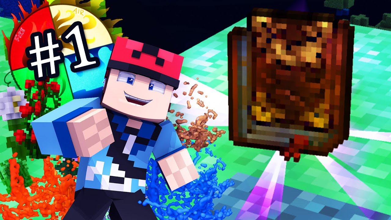 Minecraft Elemental SMP - "THE BOOK OF MAGIC!" Episode 1 - YouTube