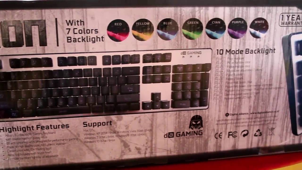 unboxing keyboard da k8 iron - keyboard gaming budget terbatas dibawah ...
