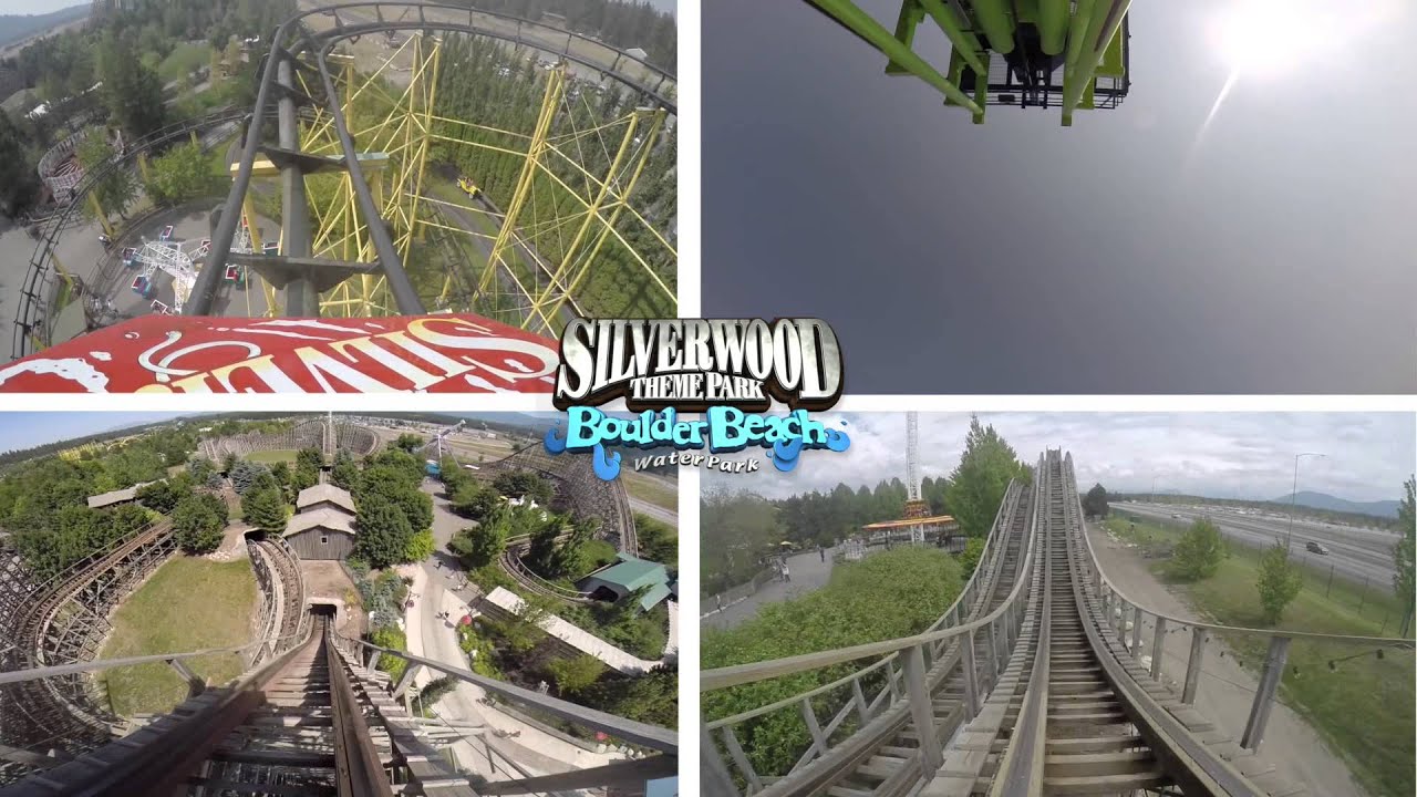 4 Coasters, 1 Ride - YouTube