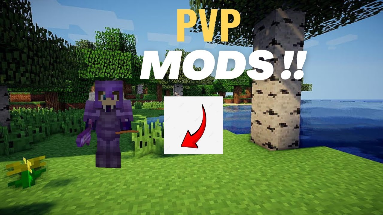 Top 5 Best pvp Mods for java edition and fps mods - YouTube