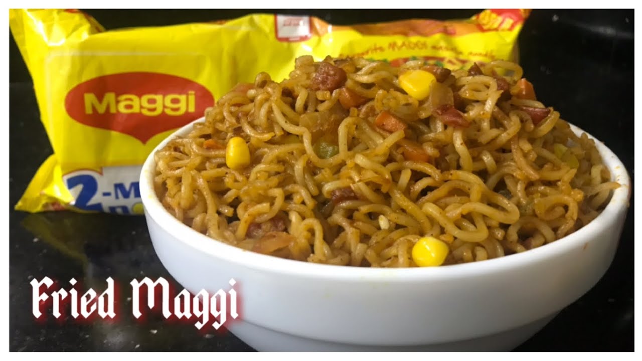 Fried maggi noodles | Vegetable maggi - YouTube
