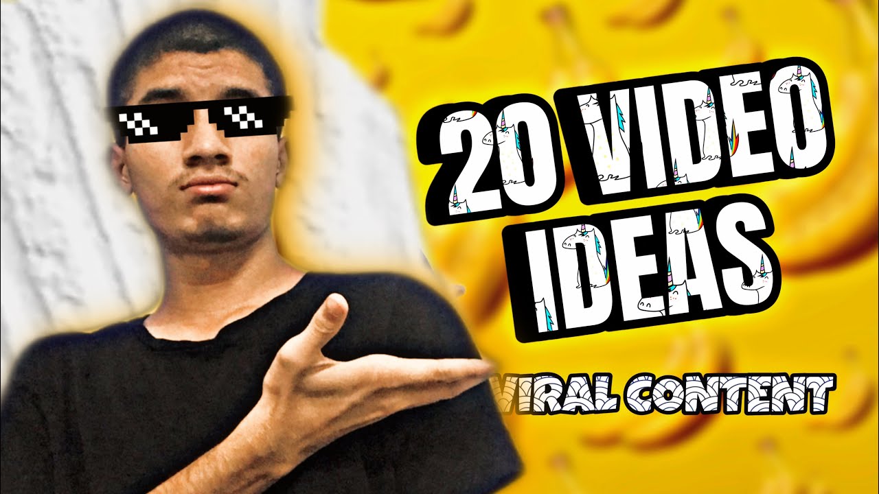 Discover The Ultimate Video Inspiration: 20 Epic Ideas For Youtubers By ...