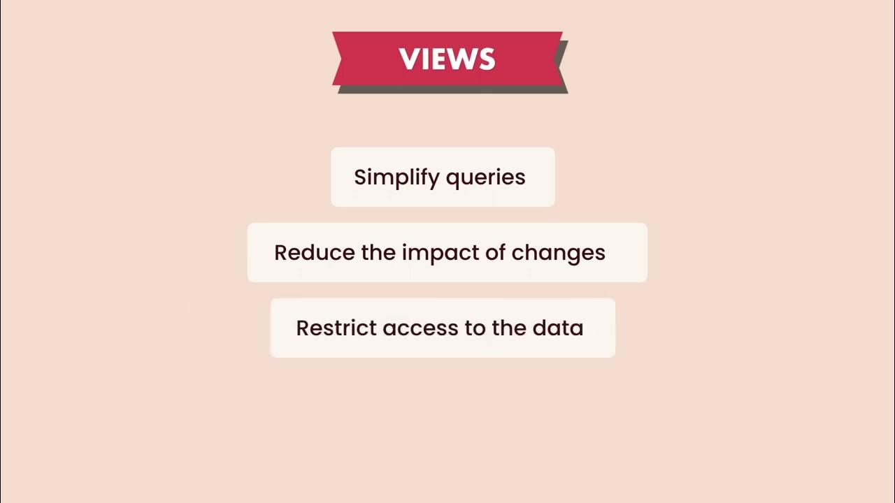 SQL #64 - Other Benefits of Views [By Mosh Hamedani] - YouTube