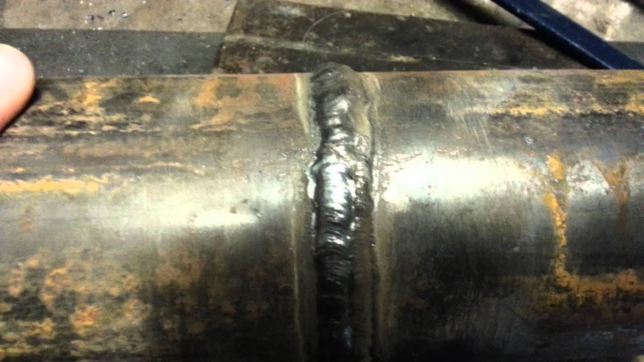 Stringer bead cover pass mma - YouTube