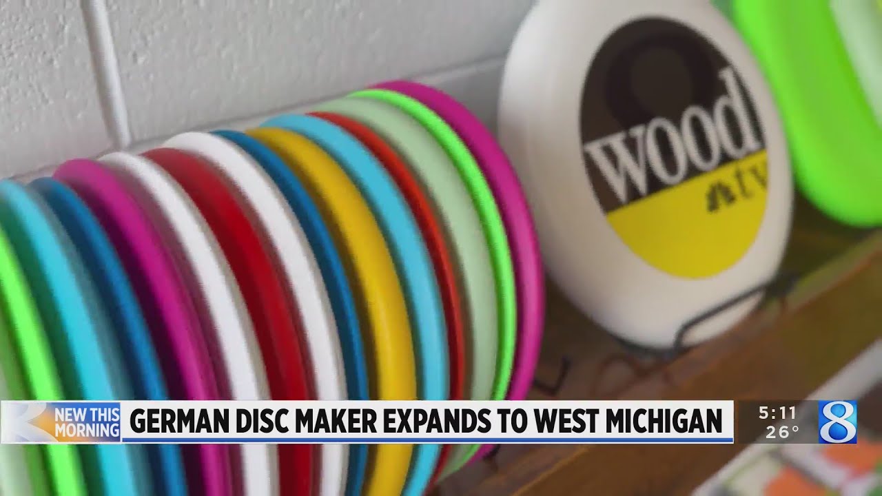 German disc company growing roots in W. MI - YouTube