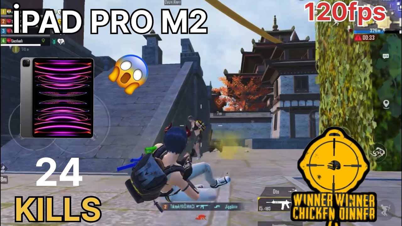 Efsane Maç | İpad Pro m2 120 fps Game play | 24 kılls Livik 😱 - Pubg ...