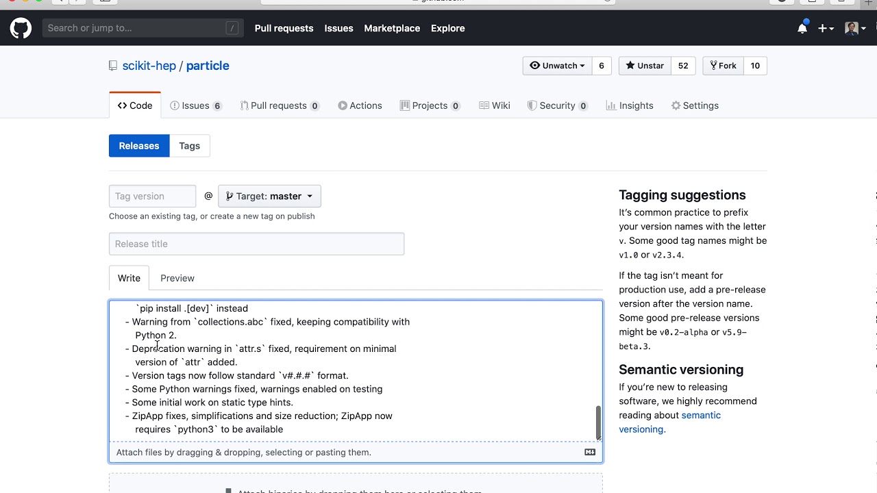 How to make a Scikit HEP release - YouTube