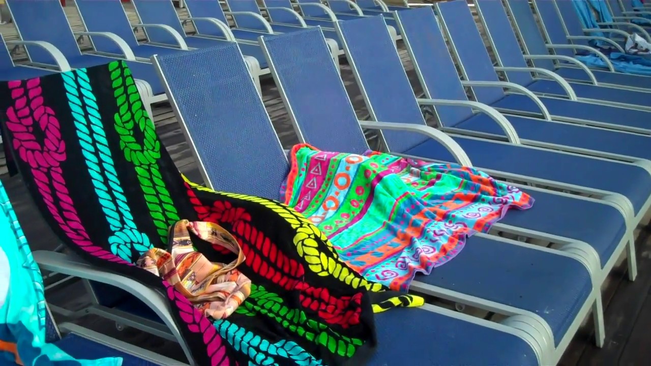 Deck Chair Hogs on the Carnival Fascination! - YouTube