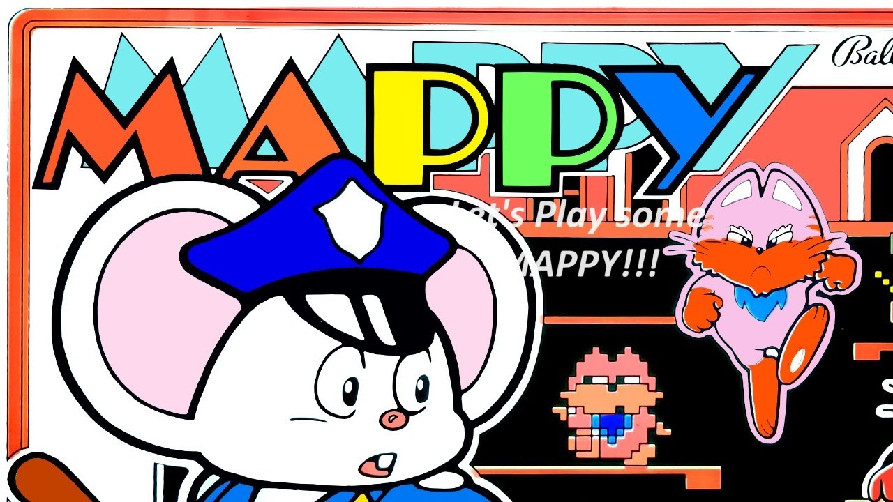 Lets Play Mappy! And other Arcade Gems! Arcade Afternoons Show #1 ...