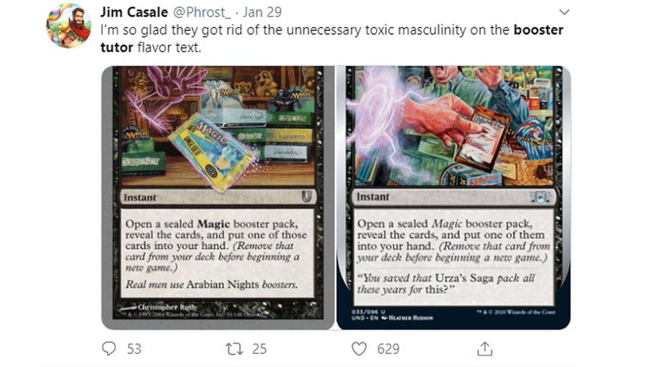 Unsanctioned Card Change Sparks Outrage Among Stupid People in the MTG ...