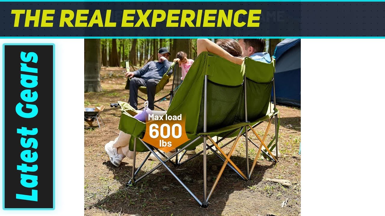 Timber Ridge Double Camping Chair: Amazing Comfort for Two! - YouTube
