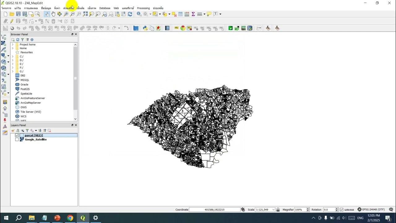 QGIS/LTAXGIS การติดตั้งปลํ๊กอิน lat lon tools - YouTube