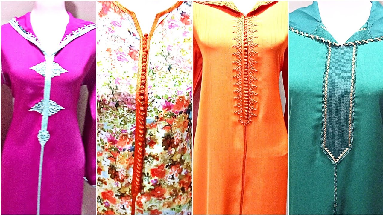 جديد جلابه قفطان مغربي 2024 اخر مكان في جلابة مغربيه صيفيه 2024 موديلات رائعات jadid randa 2024 ...