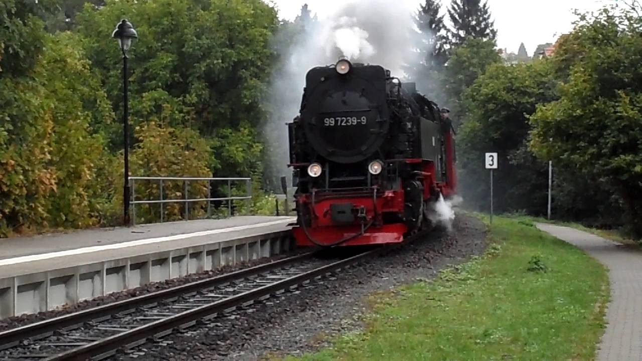 HSB Ankunft Bahnhof Wernigerode Hochschule Harz - YouTube