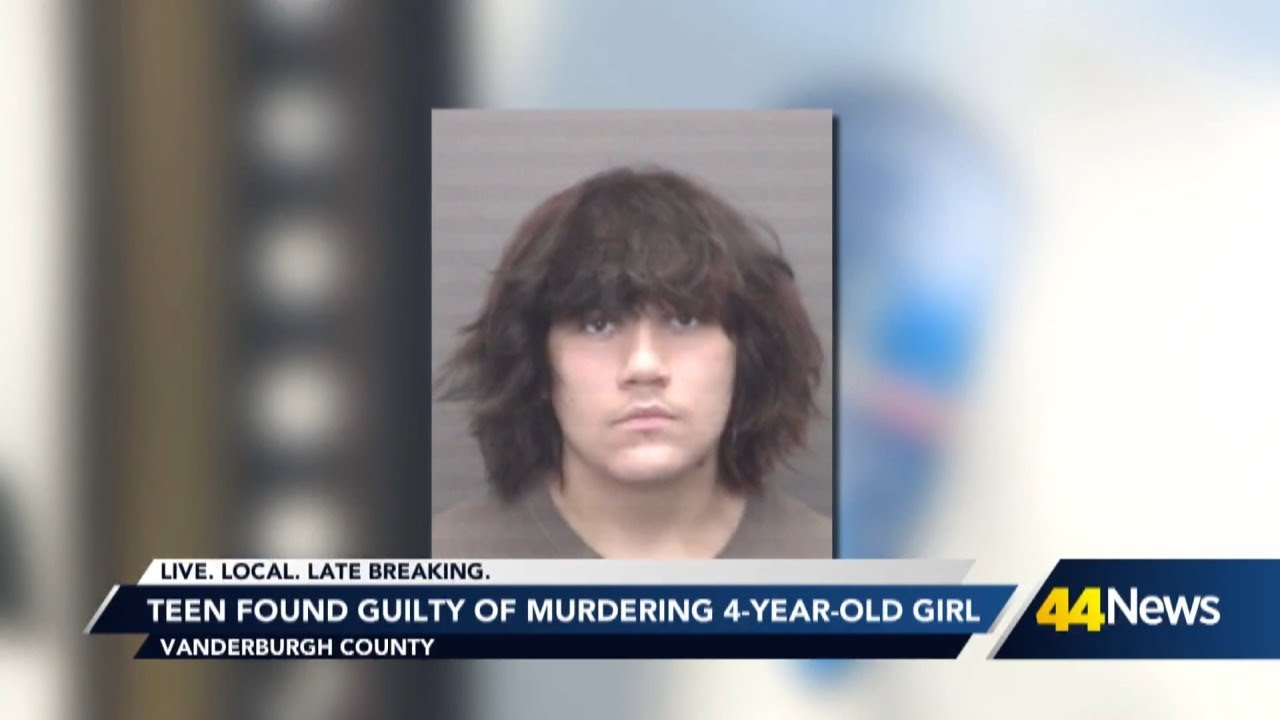 Teen found guilty of murdering 4-year-old girl - YouTube