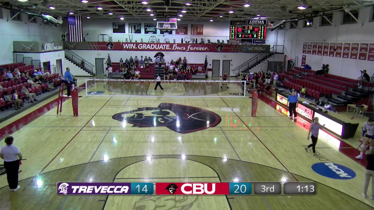 CBU VB vs. Trevecca Nazarene (Tennessee) - YouTube