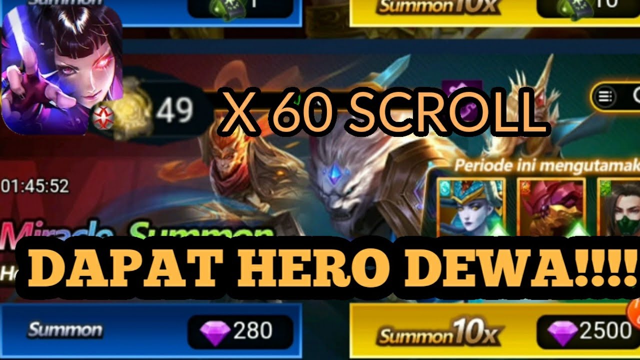 SUMMON SCROLL IDLE GOG 60 SCROLL !!! - YouTube