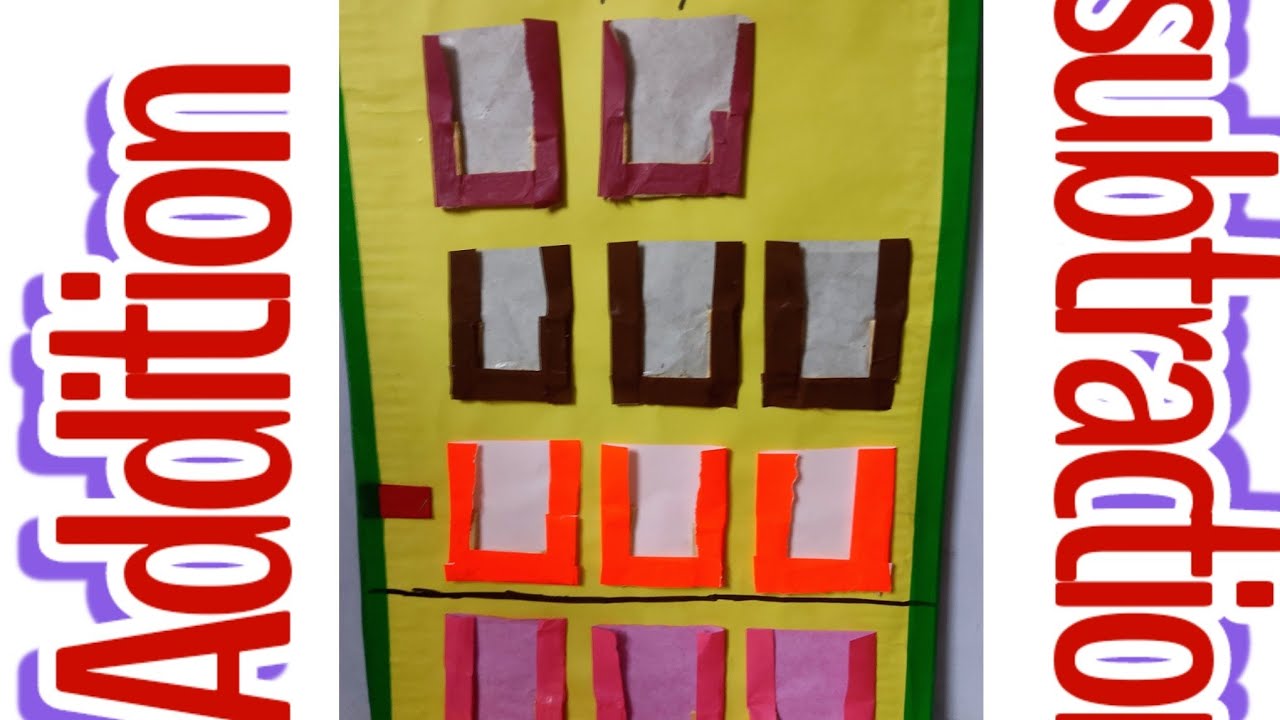 Maths TLM | Addition/Subtraction machine - YouTube