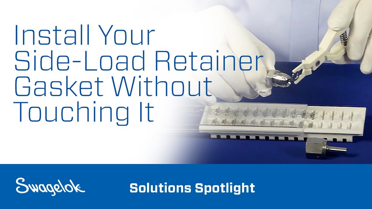Install Your Side-Load Retainer Gasket Without Touching It - YouTube