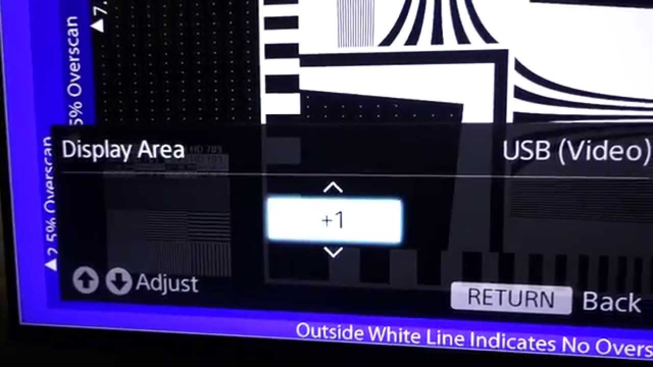 Sony X850B Display Area Operation (USB) - YouTube