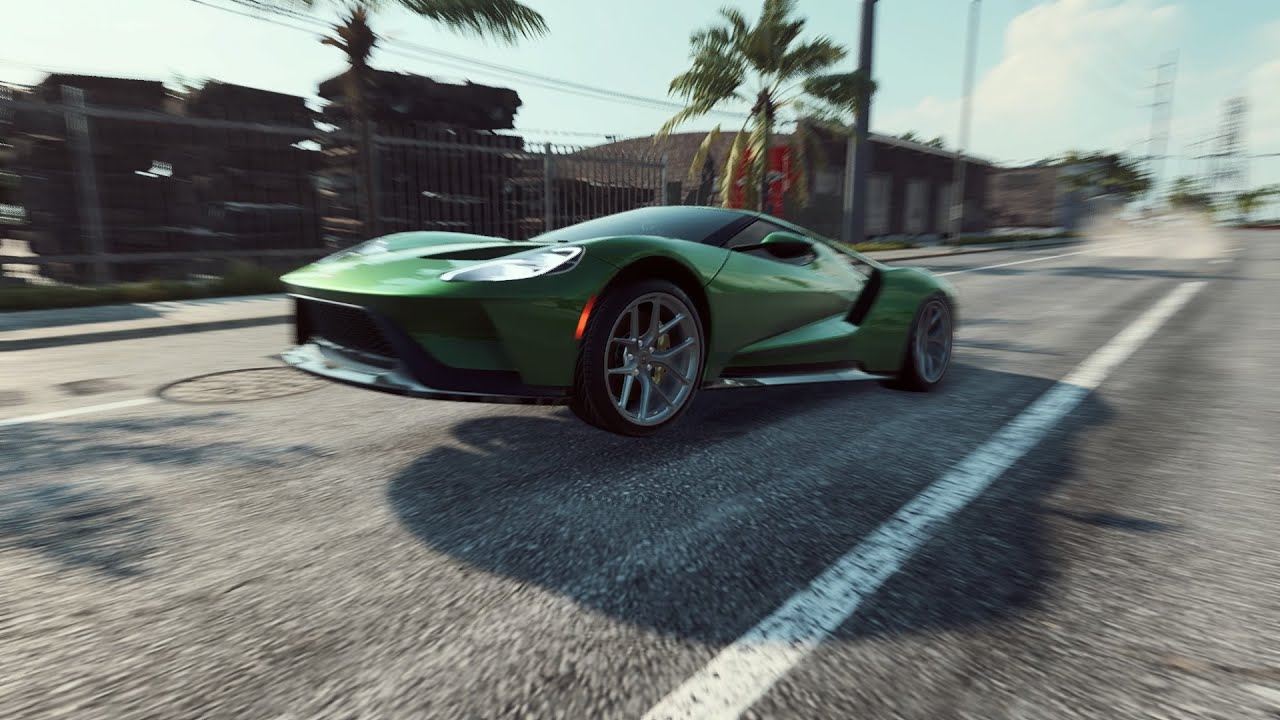 Doing wheelies in my 1200HP Ford GT (NFS heat drag races) - YouTube