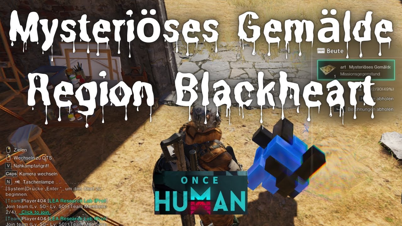 Once Human Mysteriöses Gemälde Region Blackheart - YouTube