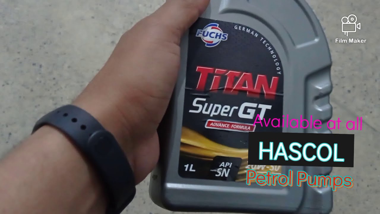 Titan engine oil, Hascol engine oil - YouTube