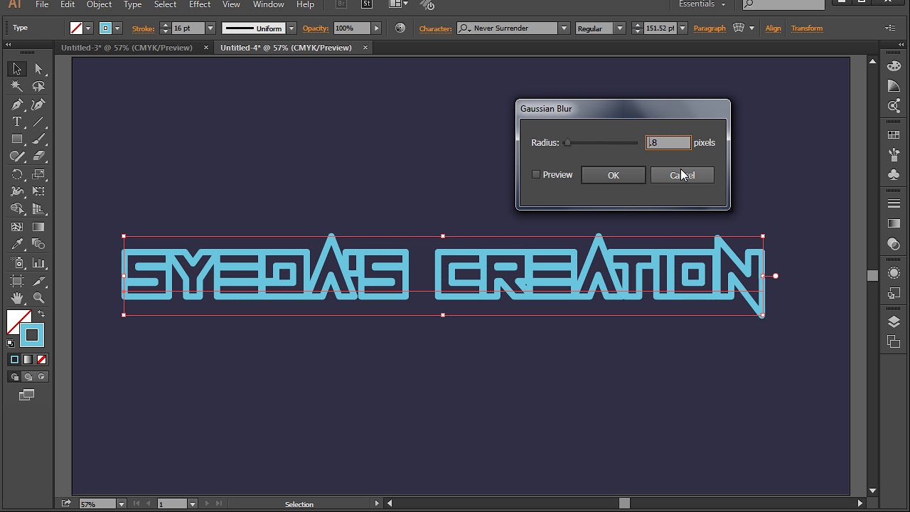 How to Create a Neon text Effect in urdu/hindi - YouTube