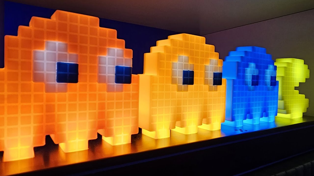 Pac-Man LED-Lampe - YouTube