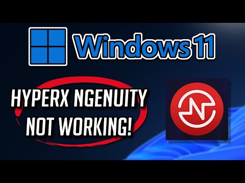 HyperX NGENUITY Not Working Fix Windows 11/10 [Tutorial]