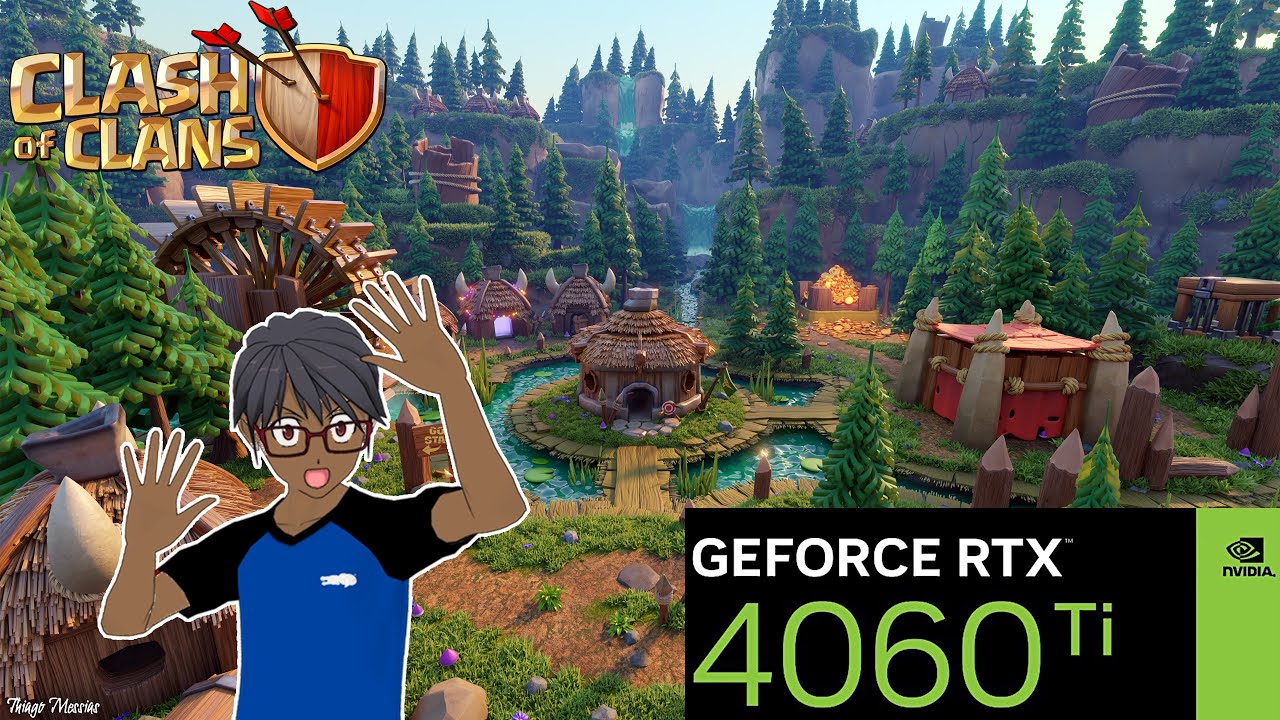 RTX 4060ti ultra graphics realistic COC || CLASH OF CLANS.😱 - YouTube