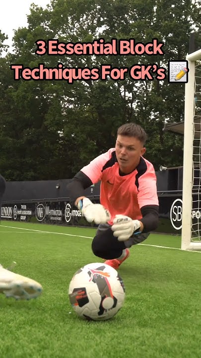 3 Essential "BLOCK" techniques for GK'S⚽😯 🎯💯#football #goalkeeper # ...