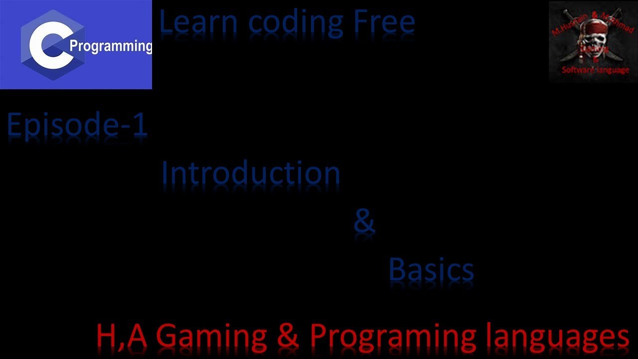 C Programing Language Episode 1 Introduction And Basics Youtube 8680