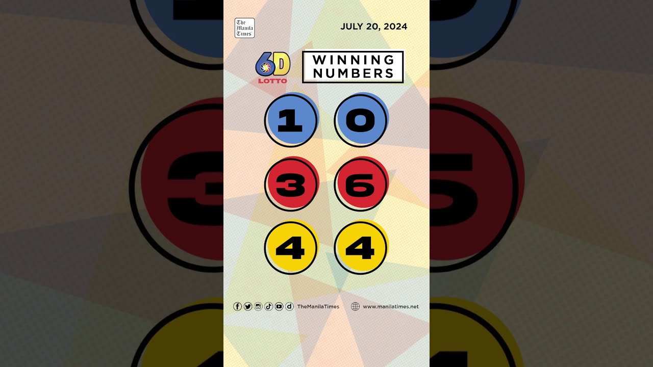 PCSO Lotto Results P108M Grand Lotto 6 55 Lotto 6 42 6D 3D 2D July 20 2024
