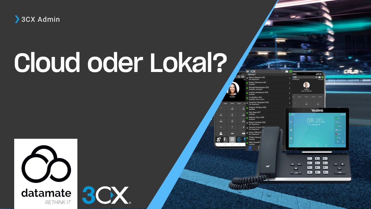 3CX Cloud oder Lokal - YouTube