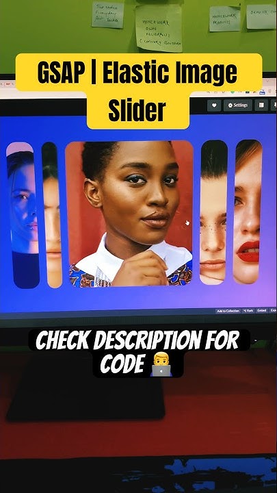Elastic Image Slider | GSAP #css ##coding #shorts - YouTube