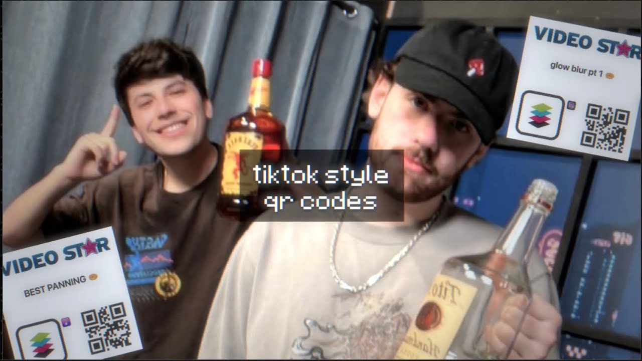 tiktok style edit qr code pack (shakes, coloring, panning, ghost + more ...