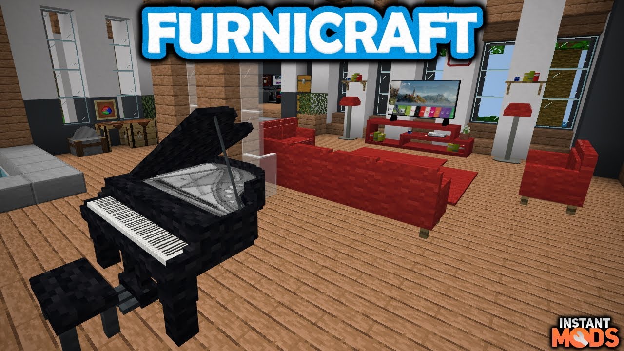 Furniture Addon for Minecraft PE/Bedrock/MCPE (Furnicraft 3D Block ...