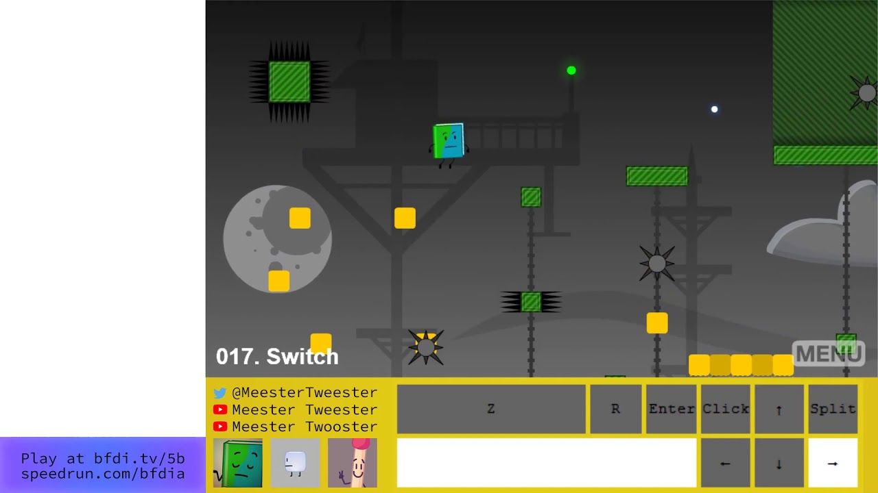 BFDIA 5b - Level 17 Complete% 51.7 (WR) - saved cycle! - YouTube