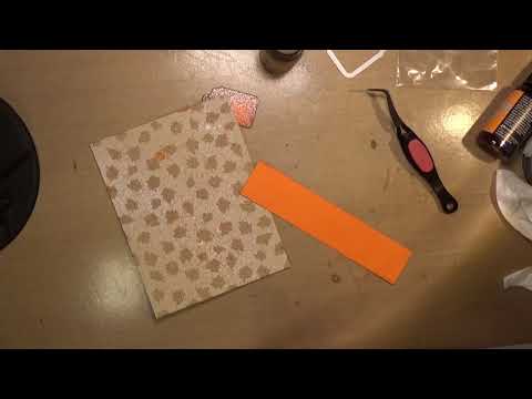 Mandy's Flowers series card 3 | texture paste with stencil background