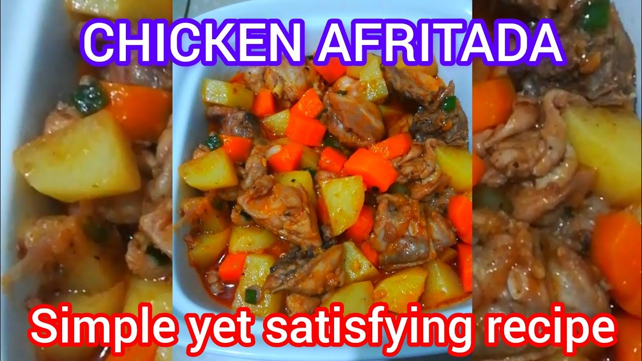CHICKEN AFRITADA RECIPE | SIMPLE YET SATISFYING MEAL | Eilish and ...