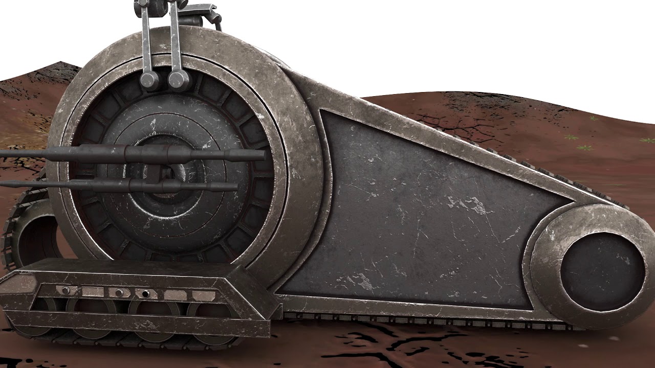 Droid Tank [Maya] [Renderman] - YouTube