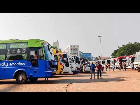 Goa Private Travells Bus Stand || Panjim Private Travells Bus Stop # ...