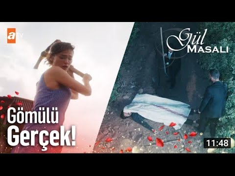Qonca'nın  kazdığı yerde yatan korkunç gerçek! Gül Masalı 9.Bölüm @DiziTv