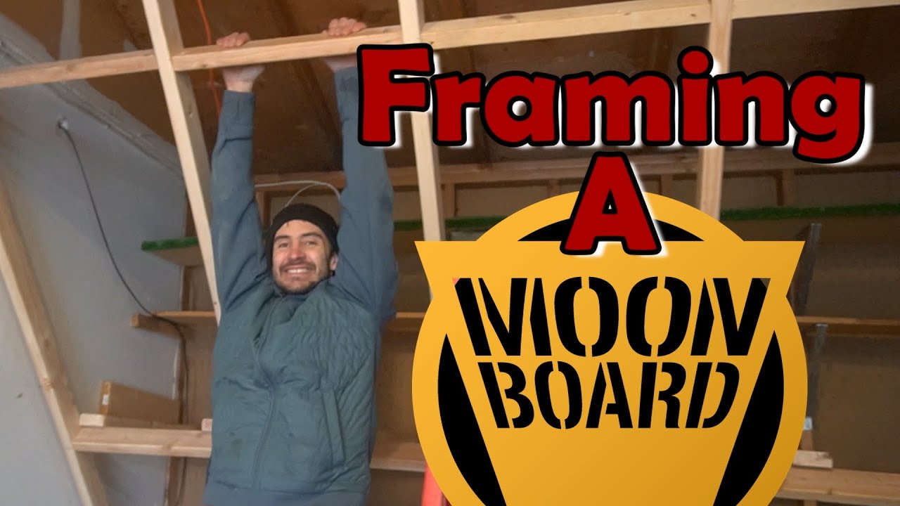 MoonBoard Framing and Major Progress Made - Garage Climbing Wall Build ...
