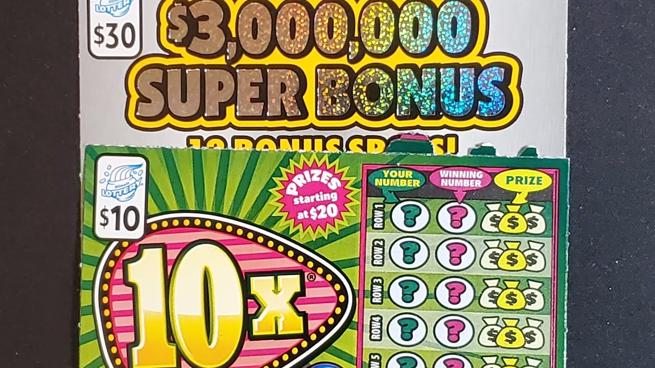 Illinois Lottery 10x CASH/$3,000,000 SUPER BONUS - YouTube