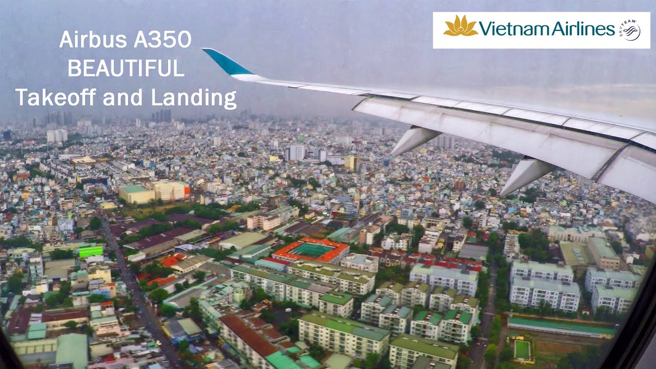 AMAZING! AIRBUS A350 TAXI, TAKEOFF AND LANDING - YouTube